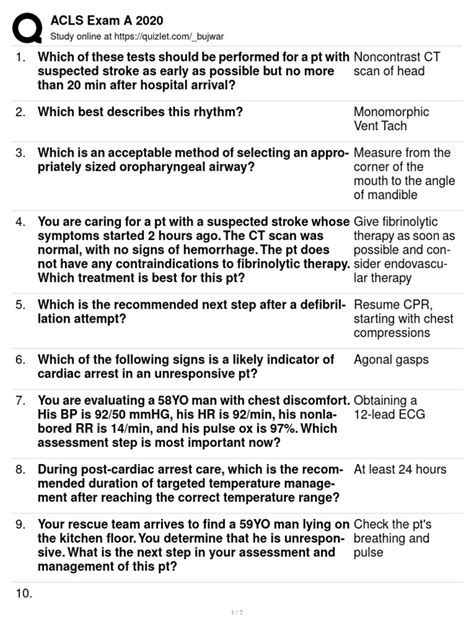 Acls Precourse Pdf Cardiopulmonary Resuscitation Myocardial Infarction
