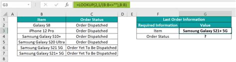 LOOKUP Excel Function Formula Examples How To Use