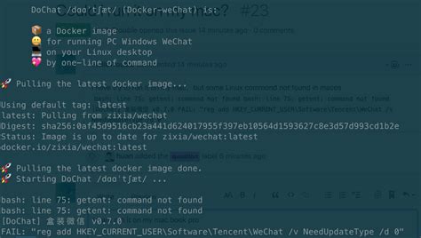 could i run it on my mac？ · issue 23 · huan docker wechat · github