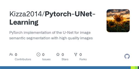 GitHub Kizza2014 Pytorch UNet Learning PyTorch Implementation Of The