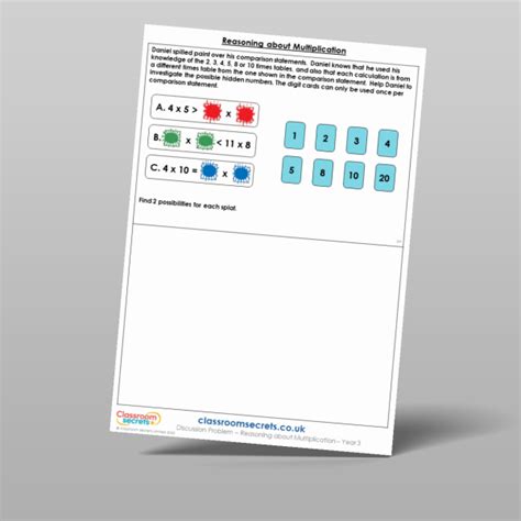 Year 3 Reasoning About Multiplication Discussion Problem Resource Classroom Secrets