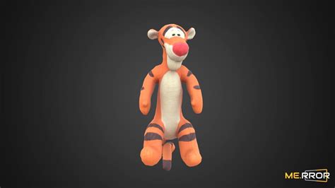 [game Ready] Disney Winnie The Pooh Tigger Doll 3d Model