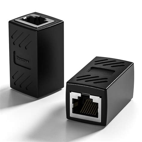 Prumya Rj45 Coupler，5pcs Ethernet Coupler In Line Coupler For Cat7 Cat6 Cat5e Cat5 Ethernet