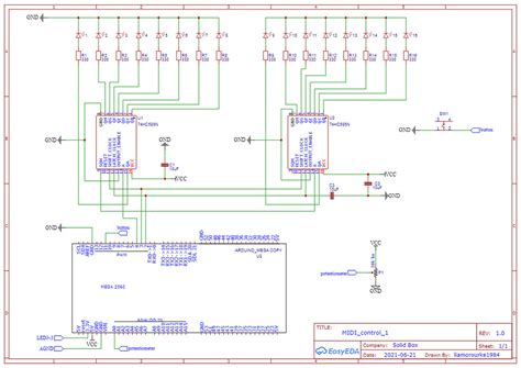 Potentiometer Controlled Daisy Chained Shift Registers Leds And