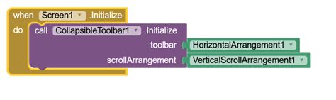 Collapsible Toolbar Extensions Mit App Inventor Community