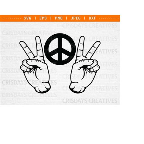 Peace Hand Sign Svg Peace Hand Svg Peace Sign Svg Cute P Inspire Uplift