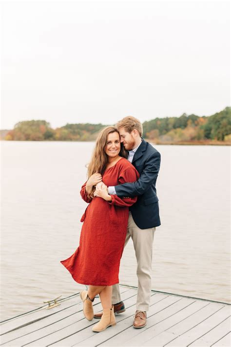 Holly And Caleb Lake Crabtree Park Rosey Shell Photography