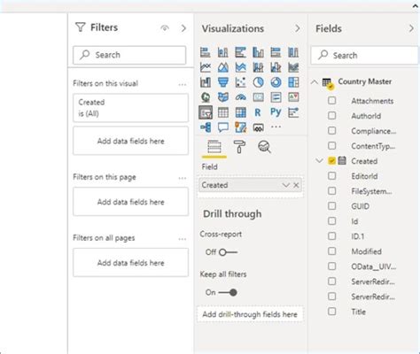 relative date not showing in power bi slicer visualization