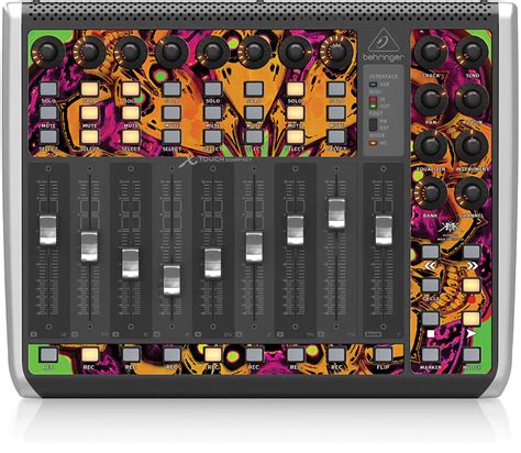 Midi Control Surface Skin Overlay Behringer X Control Compact Reverb
