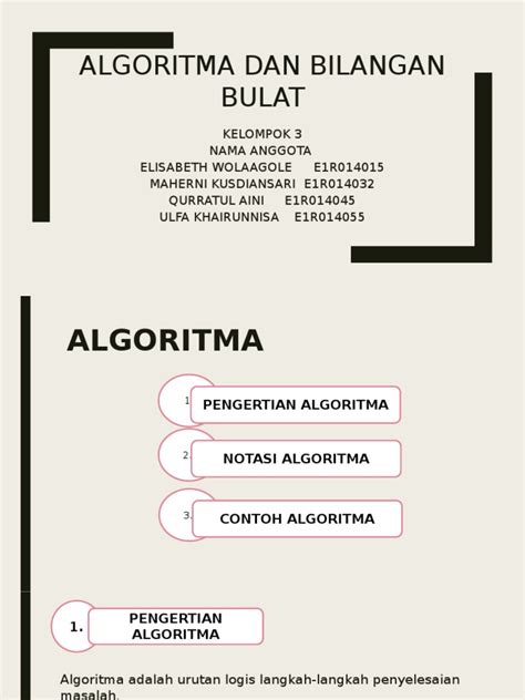 Algoritma Dan Bilangan Bulat Pdf