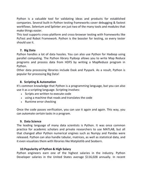 Ppt Top 10 Reasons Why Python Is So Popular And Why You Should Learn