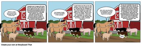 Animal Farm Comic Strip 2 Storyboard Por D2bb4507