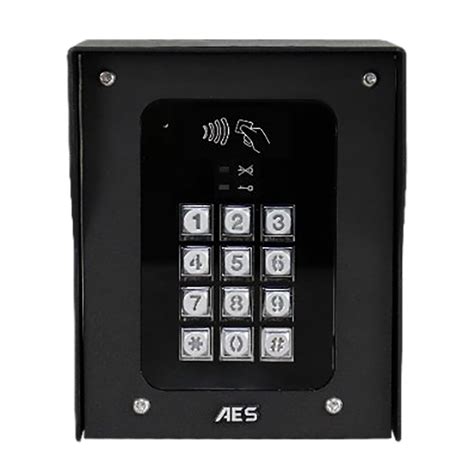 Aes Keycell Series Auxiliary Keypad And Proximity Reader Panel Pedestal Mount Key Aux Pbpk Us