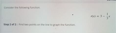 Solved Consider The Following Function R X XStep Of Chegg Com