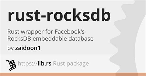 rust rocksdb — rust数据库接口 lib rs rust 包仓库