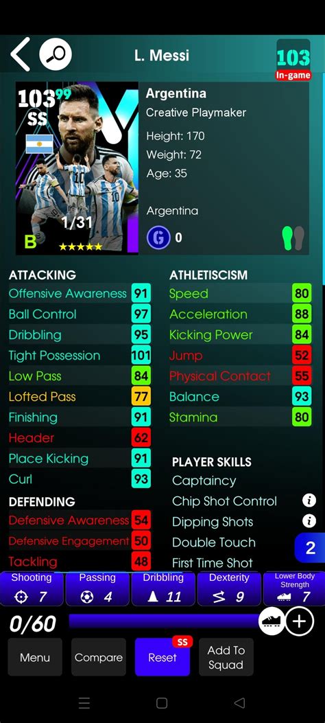Which Messi Build Is Better R Pesmobile