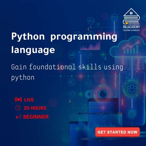 Enroll In Python Programming And Speak The Language Bili Securitech