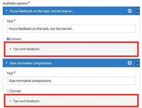 Going Beyond Correctincorrect With Feedback The H5p Kitchen