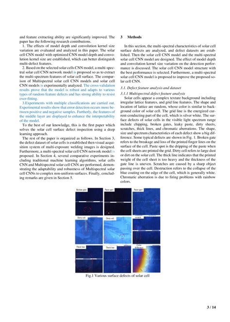 Solar Cell Surface Defect Inspection Based On Multispectral