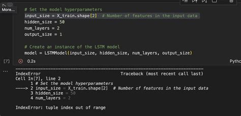 Help Requested Pytorch Lstm Model