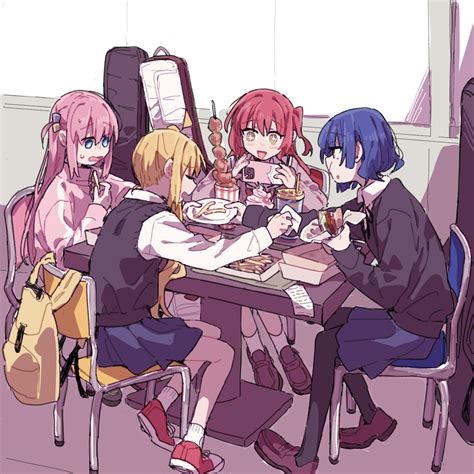 Gotoh Hitori Kita Ikuyo Ijichi Nijika And Yamada Ryo Bocchi The