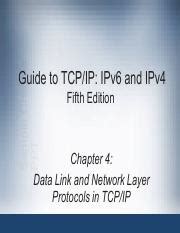 PPT Ch4 Data Link And Network Layer Protocols In TCPIP 1 Pdf Sample Chapter PPT Guide To