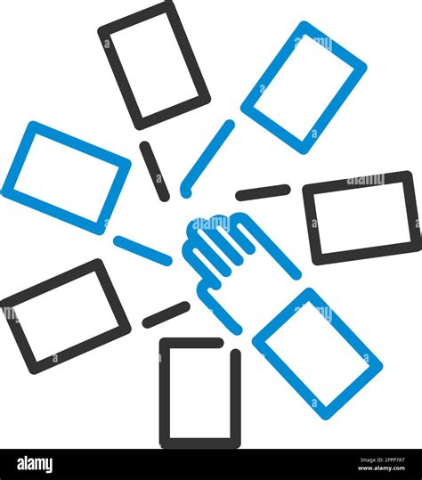 Unity And Teamwork Icon Stock Vector Image And Art Alamy