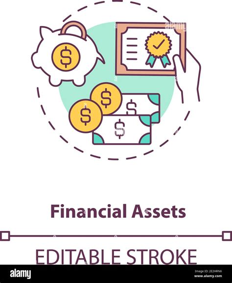 Financial Assets Concept Icon Stock Vector Image And Art Alamy