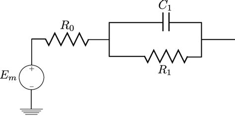 4 Adapted Thevenin Equivalent Model Of The Li Ion Battery Download