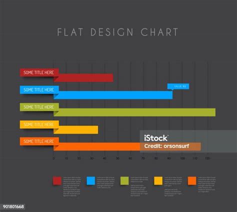 Vector Flat Design Statistics Column Graphs Stock Illustration Download Image Now Abstract