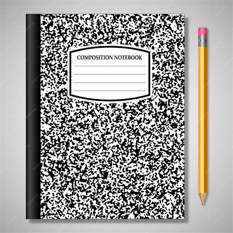 Composition Notebook Clip Art