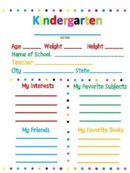 School Album K 12th Grade By Fun Teach Tpt