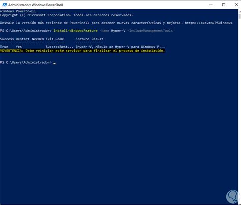 Instalar Hyper V Windows Server 2022 Menú Y Powershell Solvetic