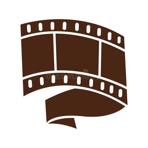 Film Production Logo Icon Stock Vector Illustration Of Clapperboard