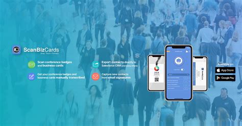 ScanBizCards Business Card Scanner Conference Badge Reader App