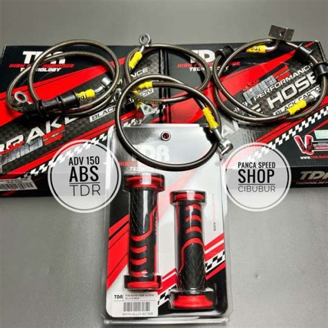 Jual Selang Rem Set Tdr Pcx 150 Cbs Pcx 160 Cbs Adv 150 Warna Silver Carbon Htm Adv 160 Cbs Di