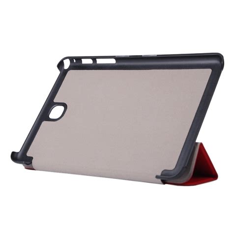 Trifold Smart Case For Samsung Galaxy Tab A Red