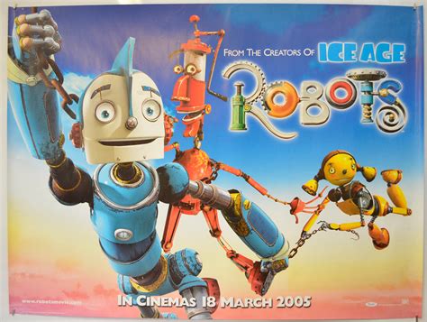 “robots” Teaser Advance Version Original Quad Poster Film Poster