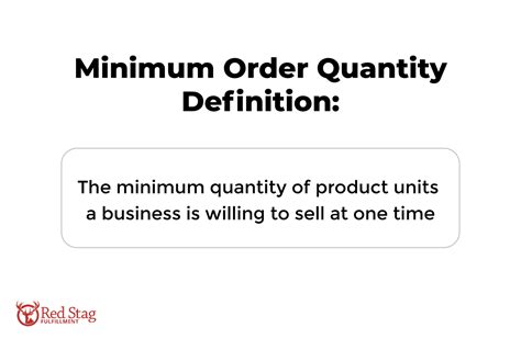 Minimum Order Quantity Moq Benefits Challenges And How To