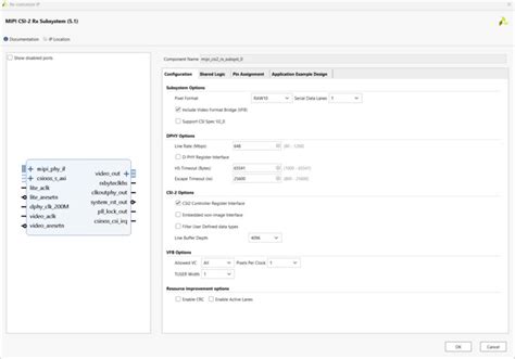 timing violation issue with mipi csi 2 rx subsystem on zynq ultrascale
