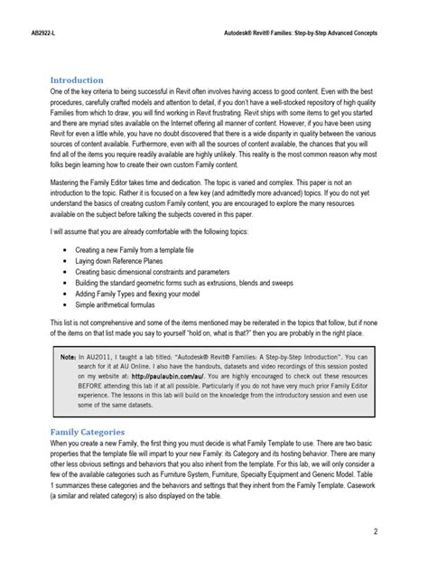 Revit Families Pdf Pdf Autodesk Revit Parameter Computer