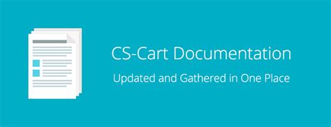 Cs Cart Documentation Everything In One Place Ecommerce Blog On Running An Online Marketplace
