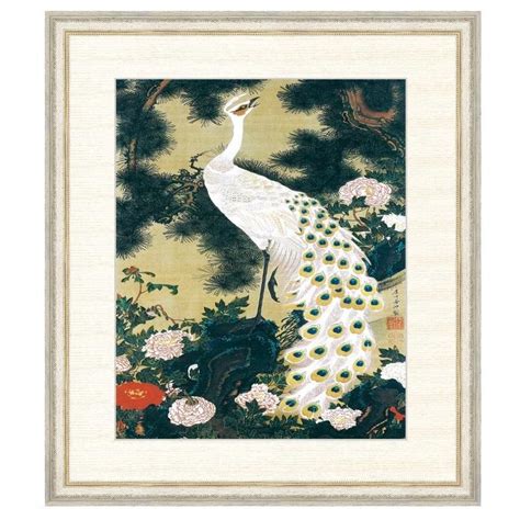 日本の名画 伊藤若冲 老松孔雀図 F8 [g4 Bn125 F8] 人形のゆめさき 通販 Yahoo ショッピング