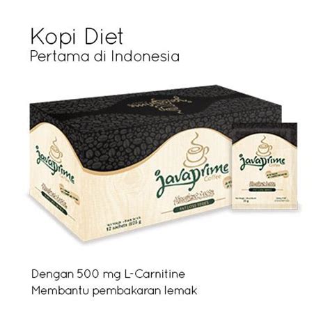 Kopi Diet Java Prime Kemasan Box Isi 12 Sachet Outletryancom Outletryancom