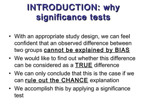 Malimu Statistical Significance Testing Ppt