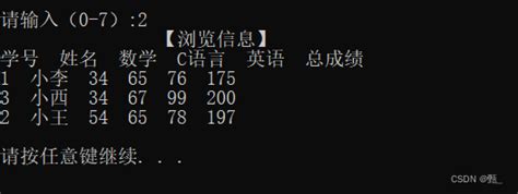 C语言程序设计——学生成绩管理系统 设计与实现（实现篇）c语言文件项目成绩管理代码 Csdn博客