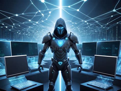Encrypted Realms And Safeguarding Personal Data Stock Image Image Of
