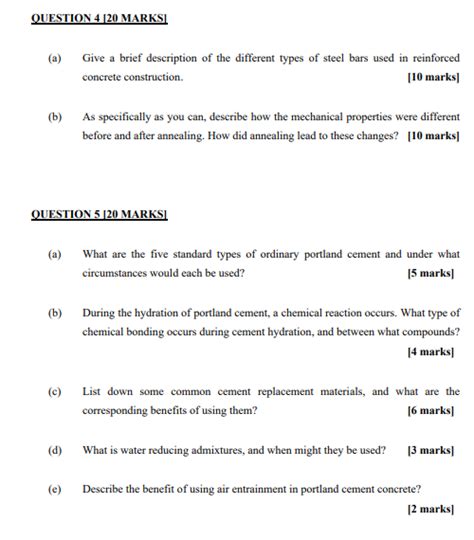 Solved Question 4 120 Marksi A Give A Brief Description Of
