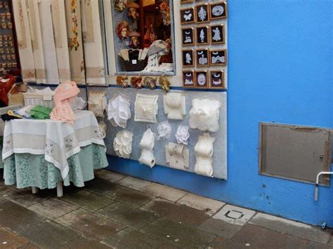 Gebreidesjaals Burano Kantklossen 2 Museo Del Merletto Lace Museum