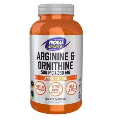 Arginine And Ornithine 500250 X 250 Capsules Uk